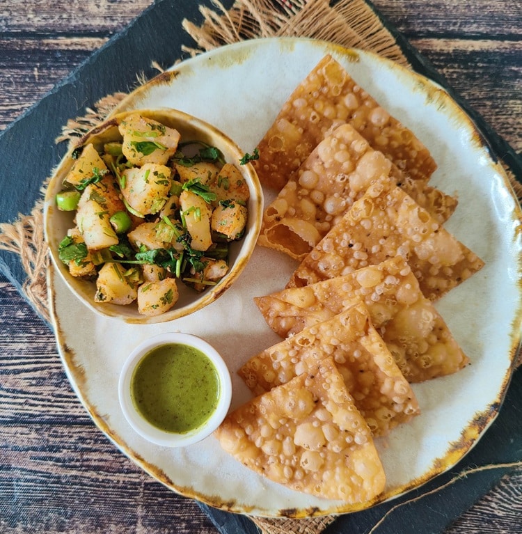 Suhal Aloo Recipe- A popular street food of U.P | सुहाल आलू » Maayeka